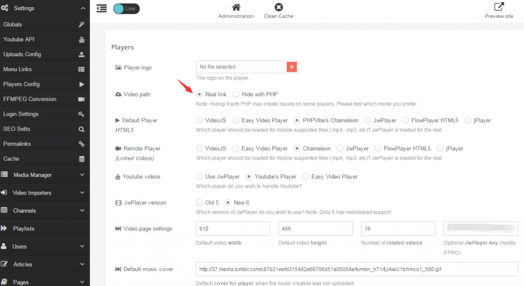 国外视频CMS系统PHPVibe详细安装与设置教程 – WONGCW 網誌