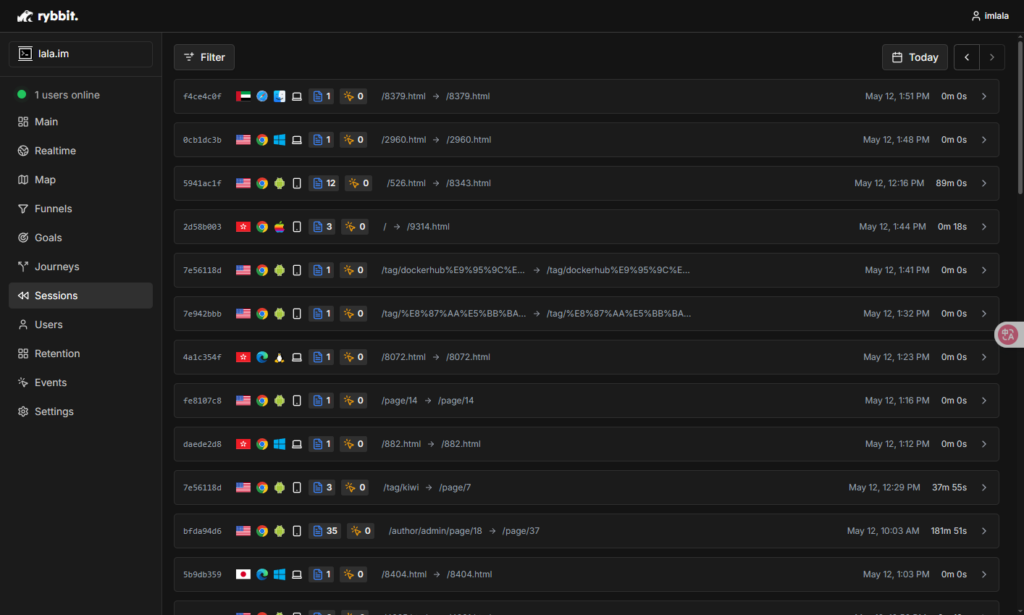 Rybbit：开源且注重隐私的Google Analytics替代品-荒岛